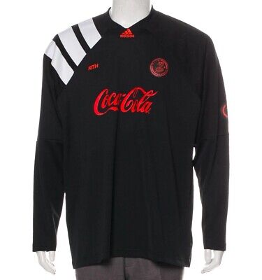Kith x Adidas Soccer L/S Jersey Cobras Home Black Red White Kith x Adidas Soccer L/S Jersey Cobras Home Black Red White