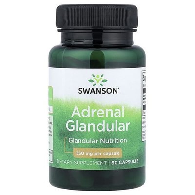 Swanson, Adrenal Glandular, 350 mg, 60 Capsules | eBay UK
