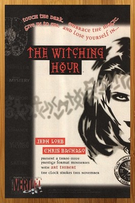 2001 Vertigo Comics The Witching Hour Print Ad/Poster Loeb/Bachalo ...