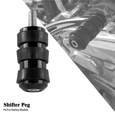 Black Toe Foot Shifter Shift Peg Fit For Harley Touring Dyna Softail ...