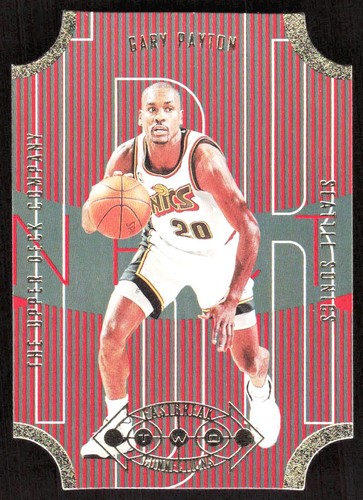 1996-97 1266B Upper Deck Fast Break Connections DIE-CUT Gary Payton ...