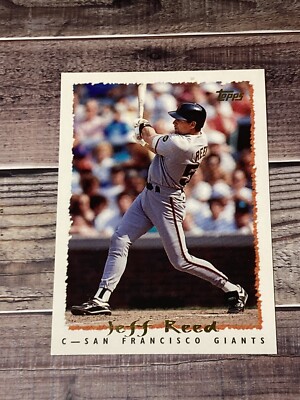 1995 Topps Jeff Reed #181 San Francisco Giants Baseball Card | eBay