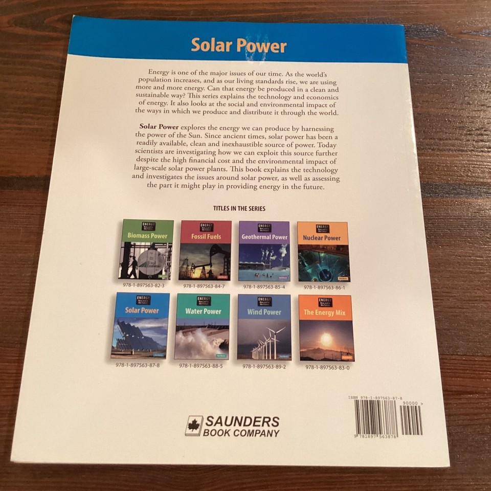 Energy Now and In the Future: Solar Power. by Morris, Neil Paperback | eBay