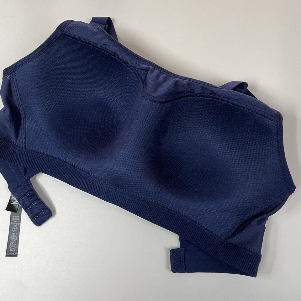Victorias Secret 32DD Incredible Lightweight Max Sports Bra Solid Blue ...