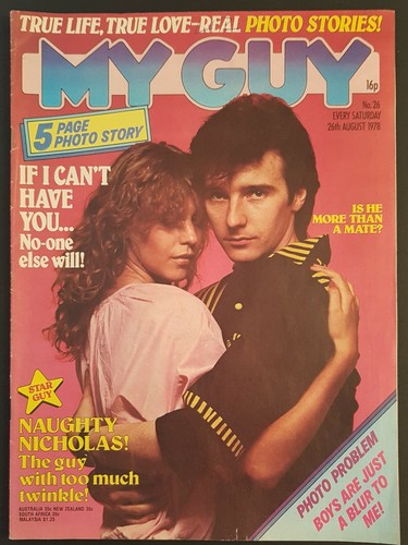 My Guy Magazine 26 Aug 1978 - Midge Ure Cover, John Travolta, Paul ...