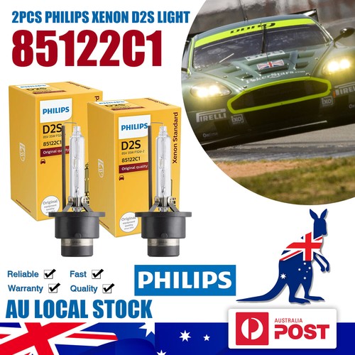 2X GENUINE PHILIPS D2S Standard Xenon 4200K HID for Ford Dodge Volvo ...