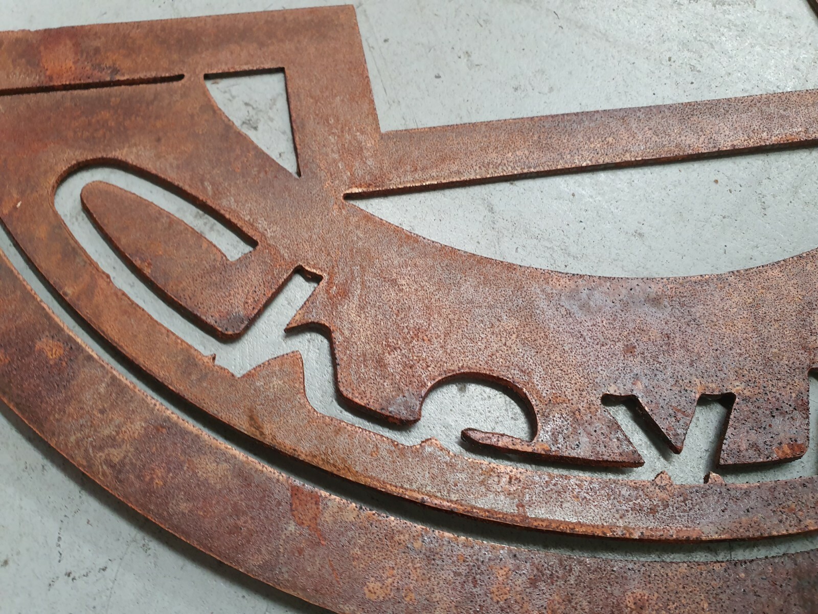 CUSTOM HANDMADE PATINA STEEL LARGE CHEVROLET METAL SIGN CHEV CHEVY ...