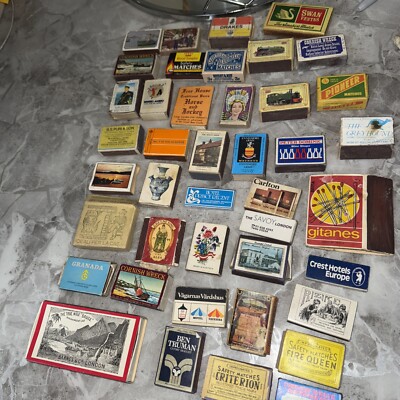 Vintage match box Boxes Job Lot Collectable Matchbox & Cutouts bundle ...