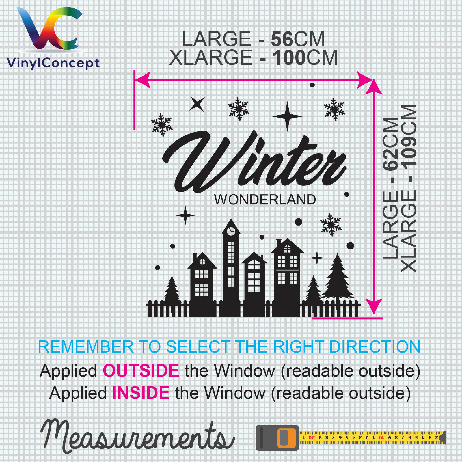 Christmas Shop Window Stickers Decals Display Xmas Wall Stickers ...