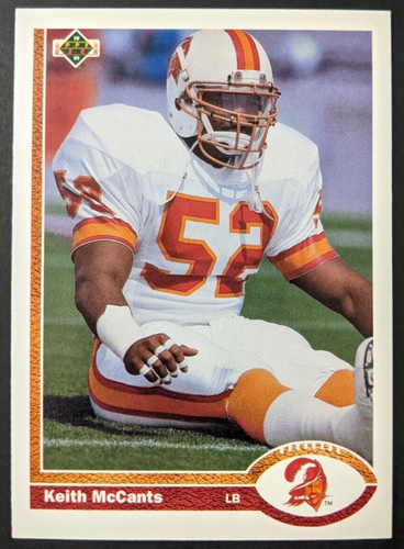 Keith McCants 1991 Upper Deck #367 Football NFL Card 1990 Hologram ...