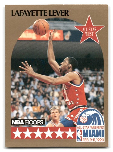 Lafayette Lever 1990 Hoops BASKETBALL #20 Denver Nuggets | eBay