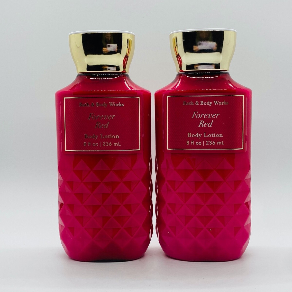 3 Bath & Body Works Forever Red Body Lotions ~ 8 oz Each ~ Brand New ...