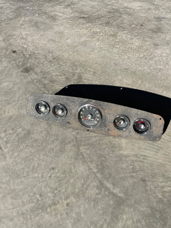1961 1962 1963 Dodge Pickup Truck Dash Panel Gauges Panel D100 D200 Rat ...