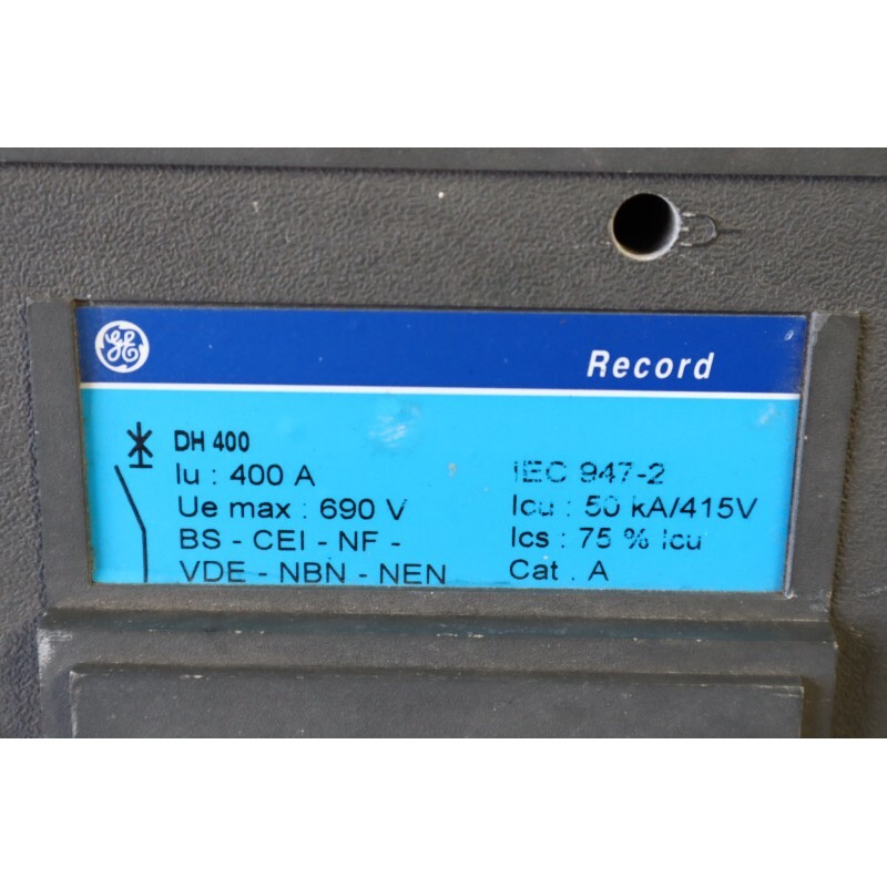 General electric DH 400 Disjoncteur 400A record (P93.9) | eBay