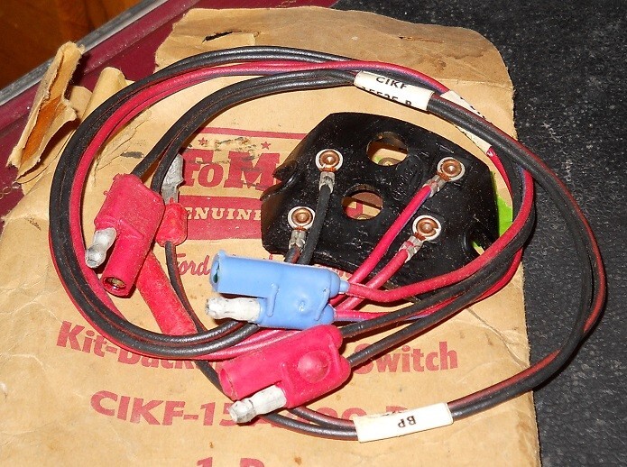 NOS 1960-64 Mercury Comet Ford Falcon Backup Lamp Switch Kit | eBay