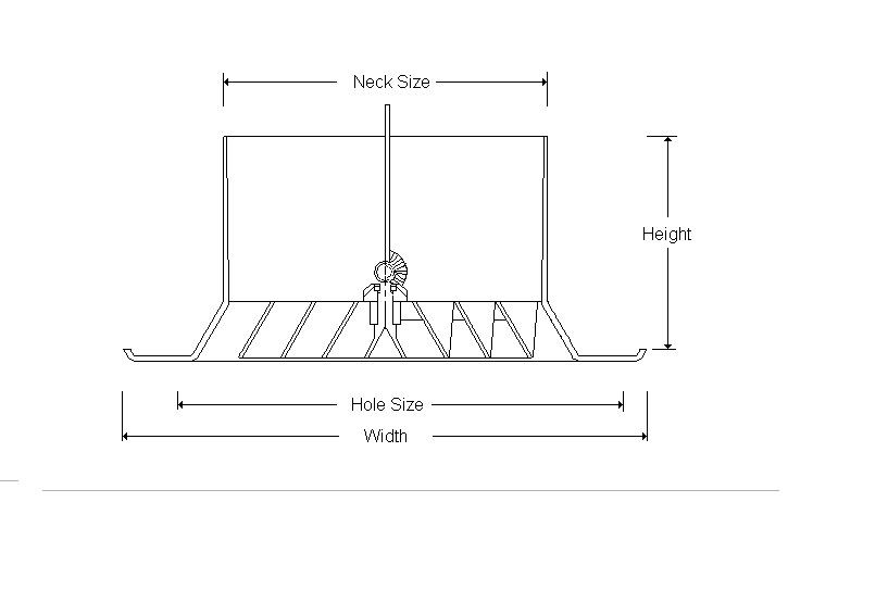 8 X 6" inch Air vent ceiling vents ceiling grill grille air vent round ...