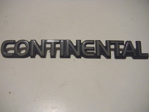 Lincoln Continental CONTINENTAL Emblem | eBay