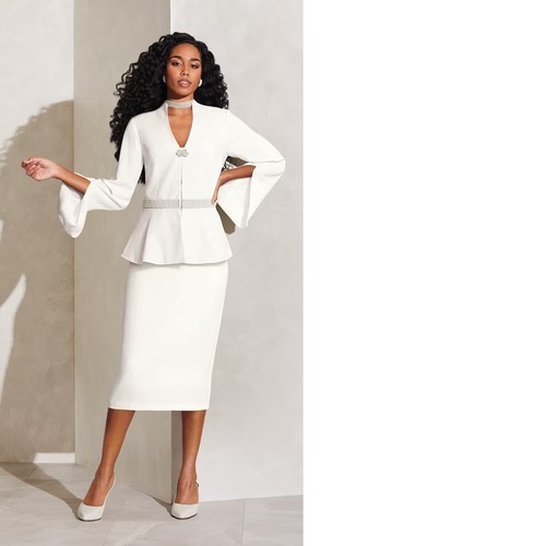 Size 12 Ashro White Formal Wedding Dinner Party Church Trecca Skirt ...