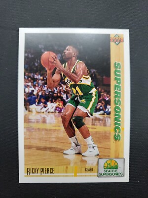91-92 Upper Deck Basketball Card Ricky Pierce #156 FREE SHIPPING! | eBay
