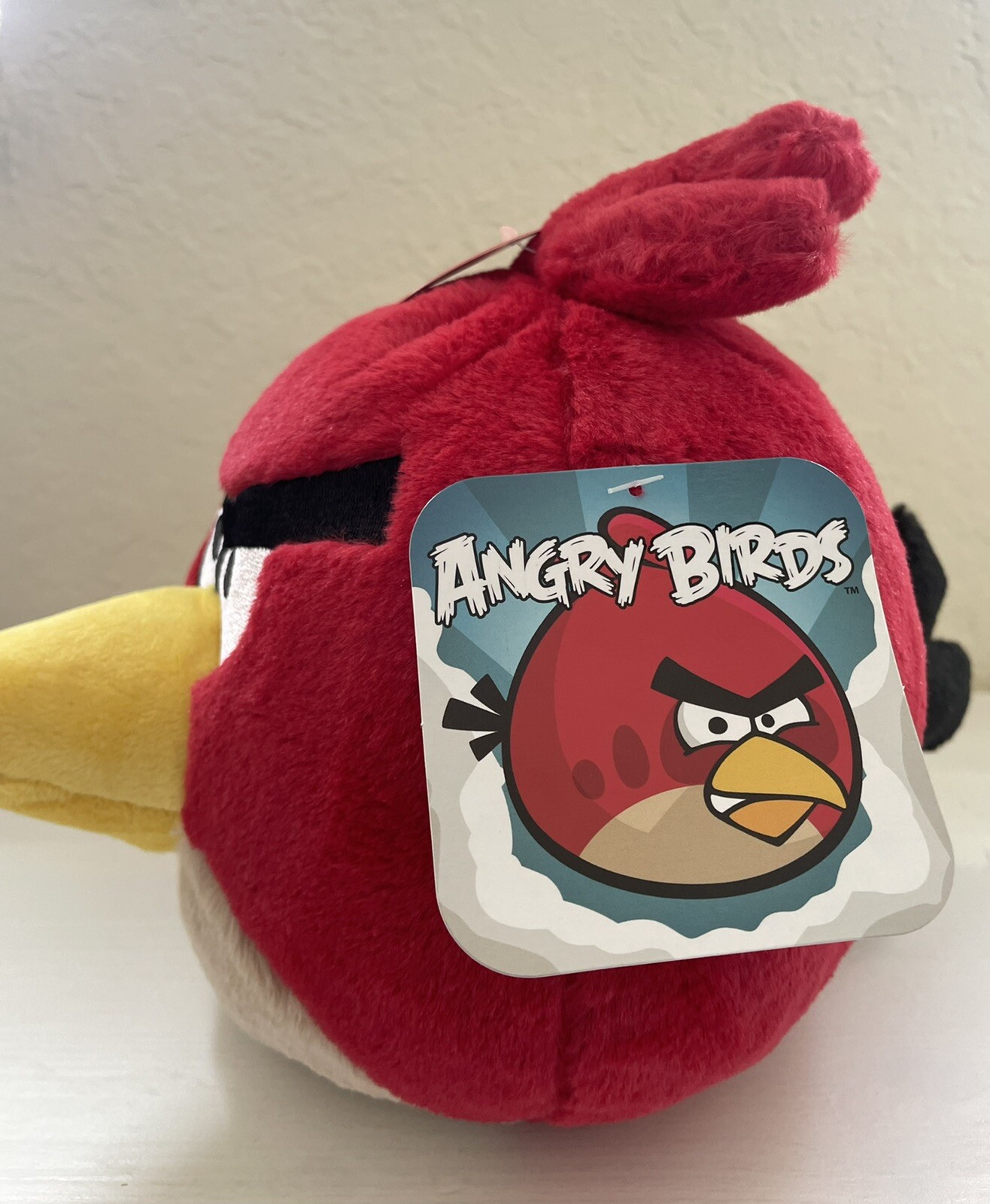 Angry Birds Red Bird Plush 8” Commonwealth Stuffed Animal Toy Rovio ...