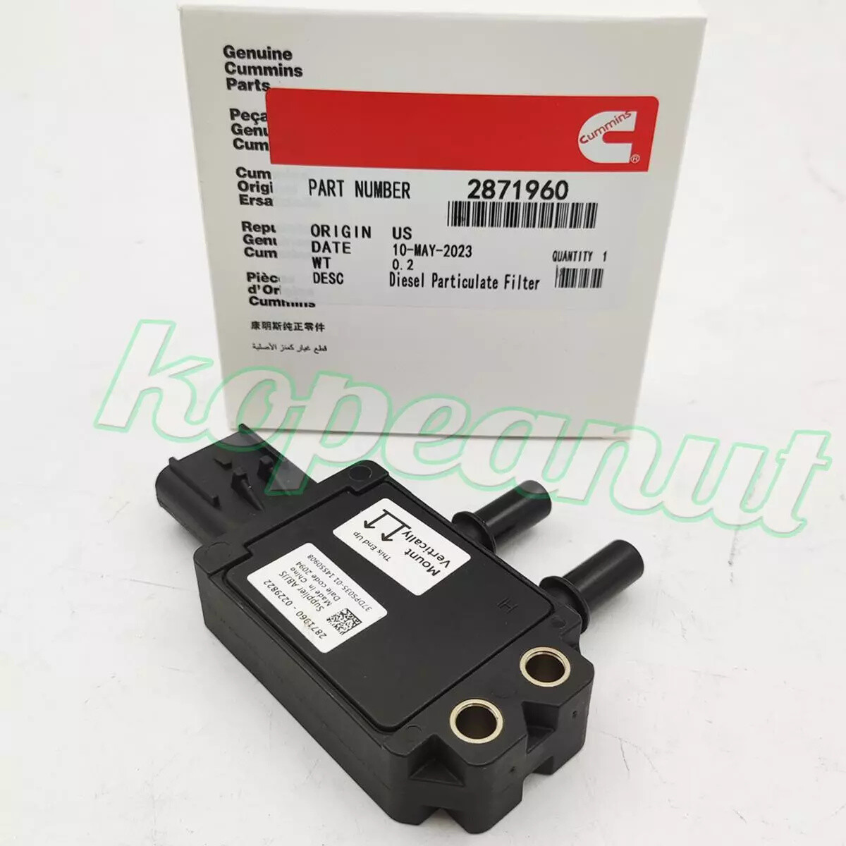 2871960 Exhaust Gas PDF Differential Pressure Sensor 904-7127 Fits For ...