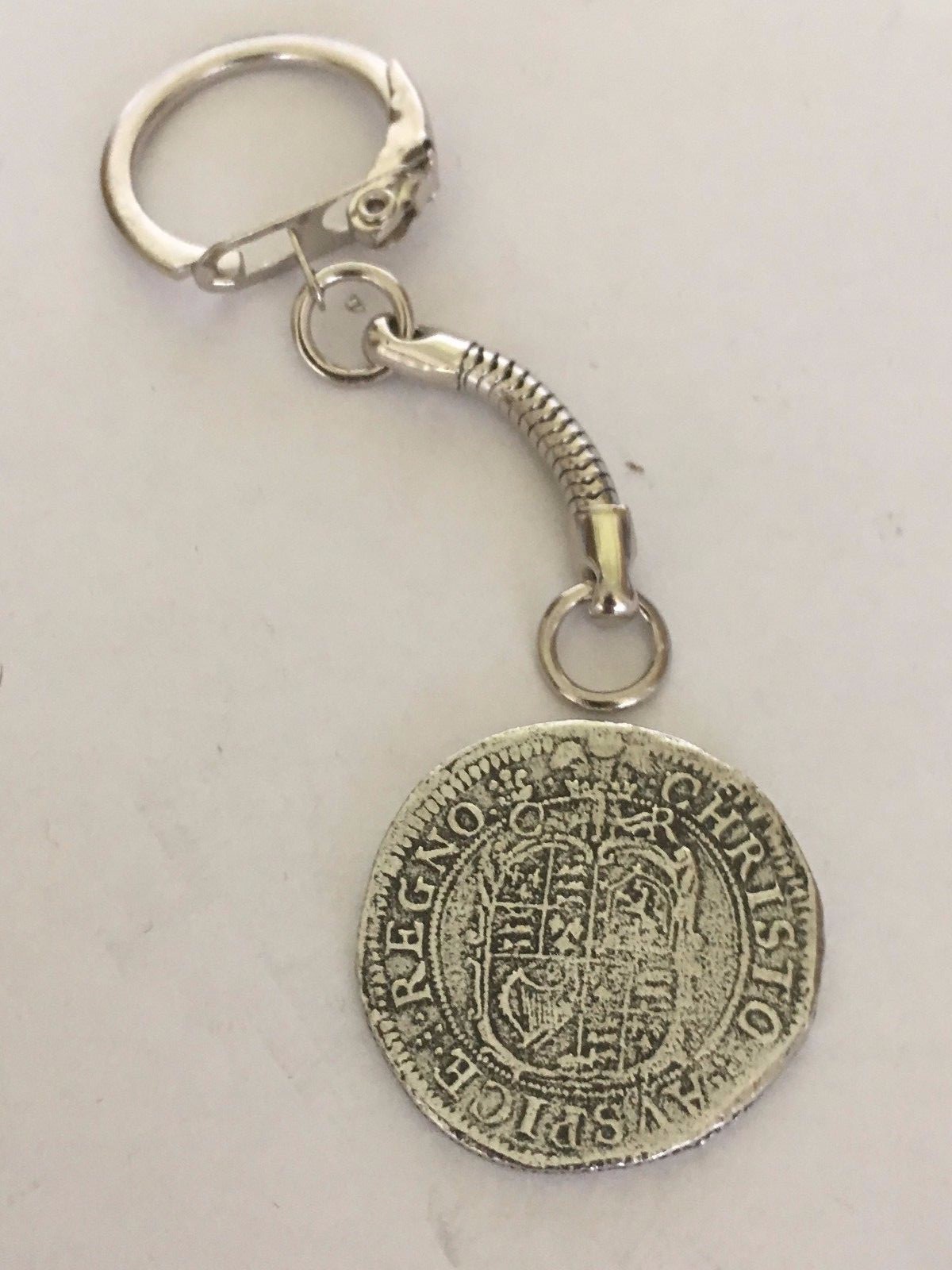 Charles I Sixpence Coin WC50 Made From Fine English Pewter on a Snake ...