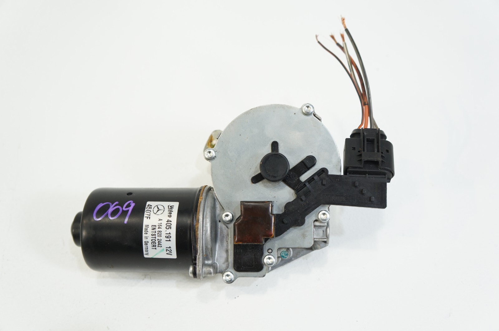 06-2011 mercedes w164 ml350 r350 upper glass windshield wiper motor ...