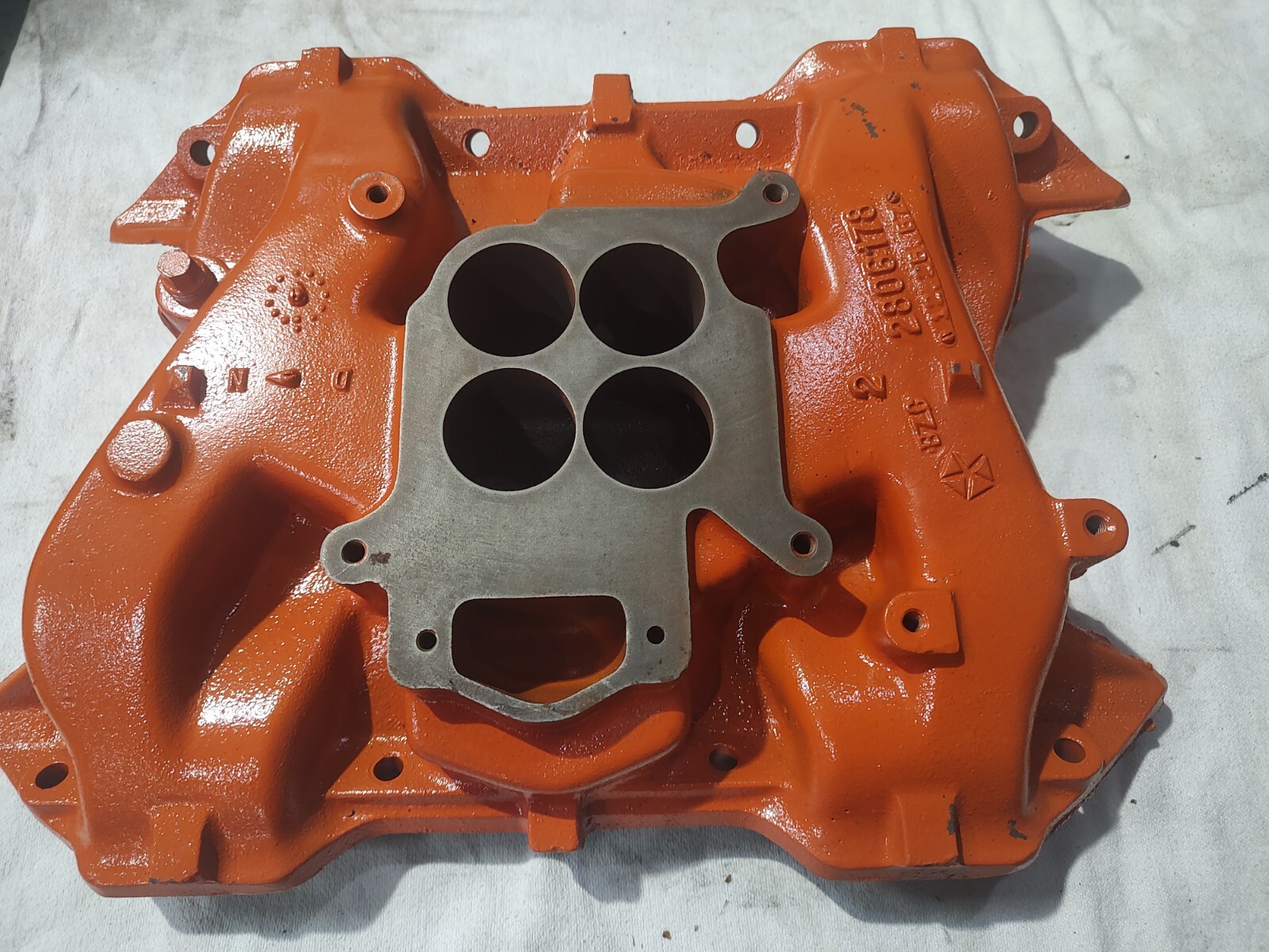 1967 1968 1969 DODGE PLYMOUTH 440 MAGNUM INTAKE MANIFOLD MOPAR 2806178 ...