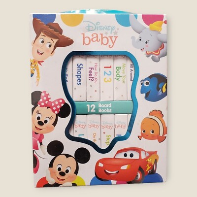 Disney Baby: 12 Board Books by PI Kids Children's Board Books - Brand ...