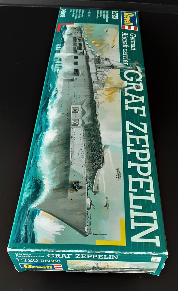 REVELL 1/720 Scale WW2 German aircraft carrier GRAF ZEPPELIN Model Kit ...
