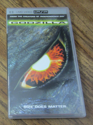 Godzilla (1998) Movie PSP PlayStation Portable Disc Original Case USED ...