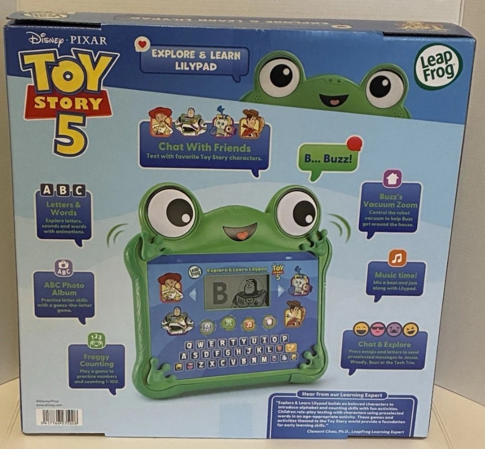 LeapFrog Disney Pixar Toy Story 5 Explore Learn Lilypad Toy NEW IN HAND ...