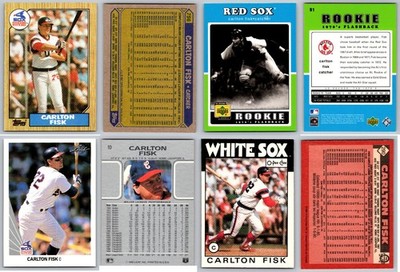 Carlton Fisk 4 Card Lot - Boston Red Sox Chicago White Sox Pudge HOF | eBay