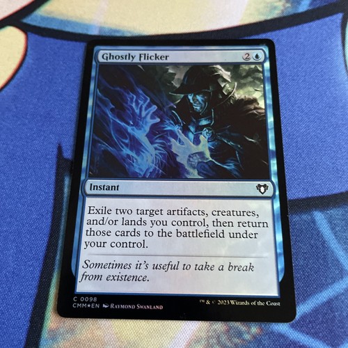 Ghostly Flicker Commander Masters Foil MTG | eBay