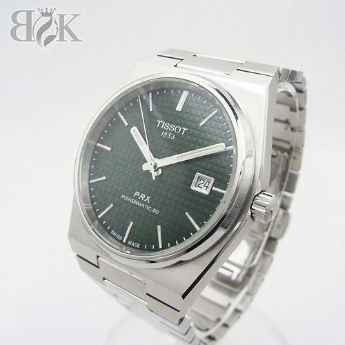 TISSOT watch PRX Powermatic 80 T137407A AT with box links | eBay