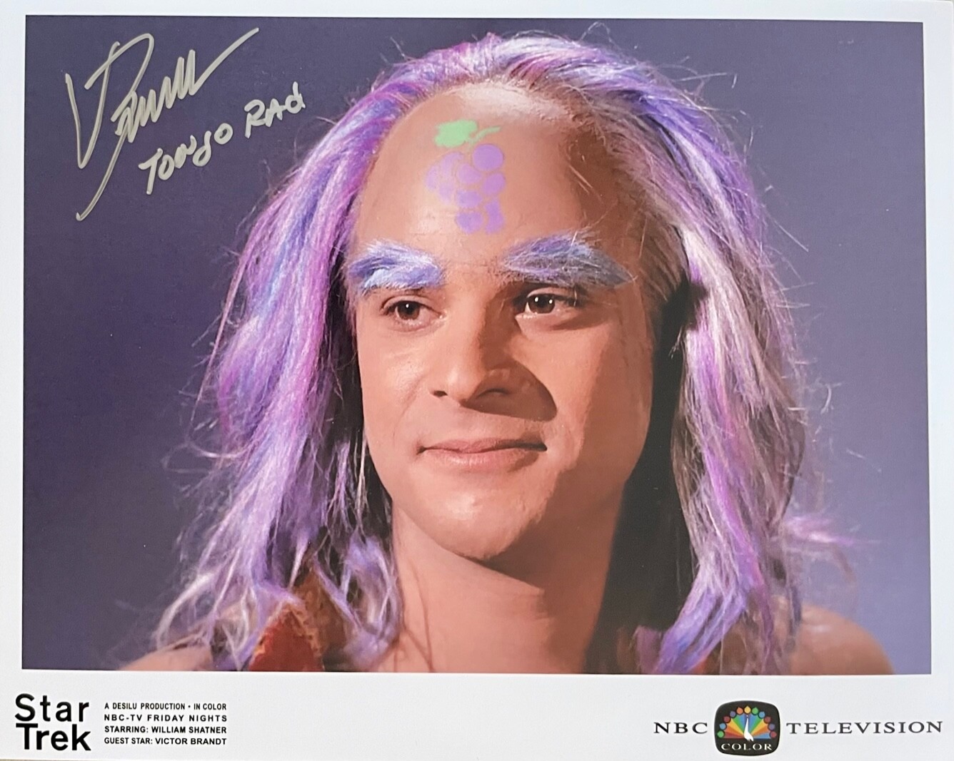 Victor Brandt STAR TREK, TONGO RAD Original Autographed 8X10 photo #5 ...