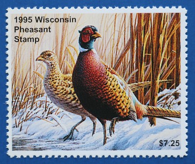 U.S. (WIP04) 1995 Wisconsin Pheasant Stamp (MNH) | eBay