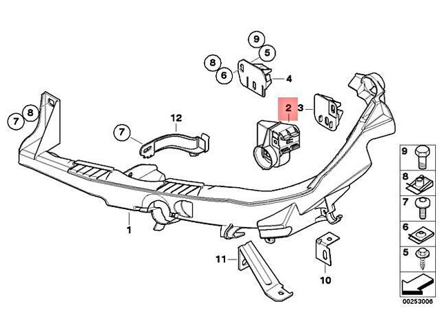 BMW 51117156558 Genuine OEM Lamp Mount Bar Support for sale online | eBay
