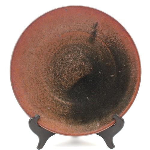 Mark Prieto Studio Art Pottery Charger Plate Red/Mauve Black 1970s ...