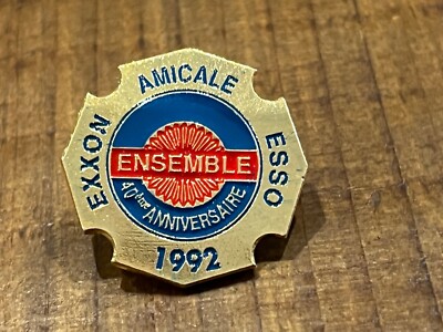 PINS PIN'S ESSO EXXON 1992 HUILE PETROL STATION | eBay