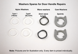 Washers Spares for Door Handle Repairs. Cam, Wave or Nylon Washers 19 ...