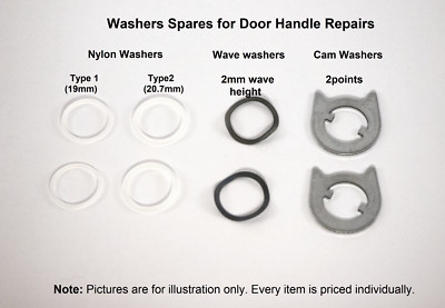 Washers Spares for Door Handle Repairs. Cam, Wave or Nylon Washers 19 ...