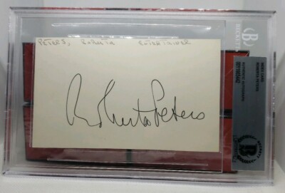 Soprano ROBERTA PETERS INSCRIBED SIGNED AUTOGRAPH Beckett Authenticated ...