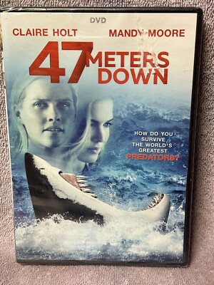 47 Meters Down (DVD, 2017) Mandy Moore, Claire Holt - NEW & SEALED ...
