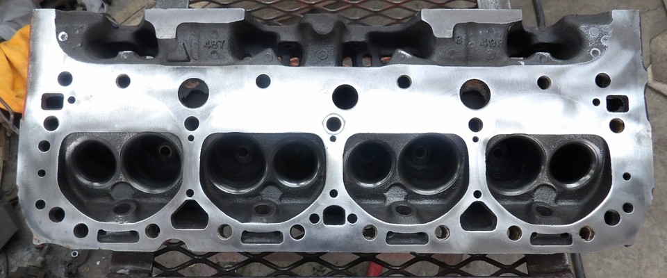 1971 Small Block Chevy SBC 400 Head GM 3973493 493 1.94/1.50 Valves 1-3 ...