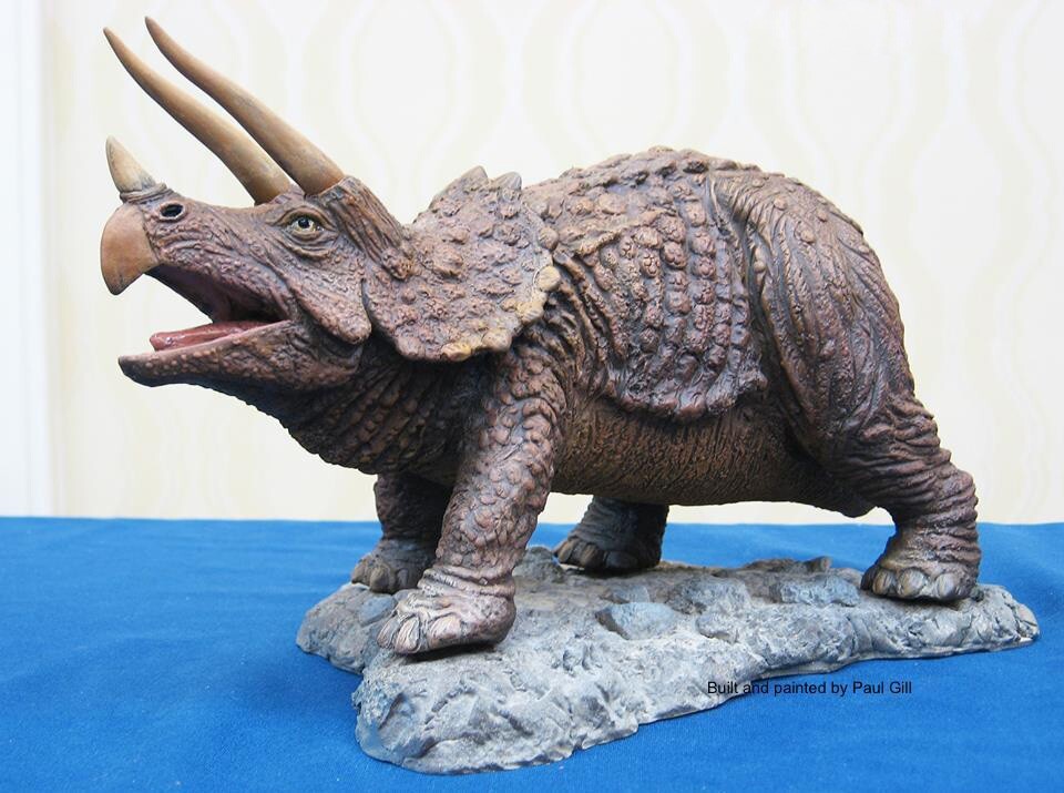 'One Million Years B.C.' Triceratops dinosaur resin model kit by Joe ...