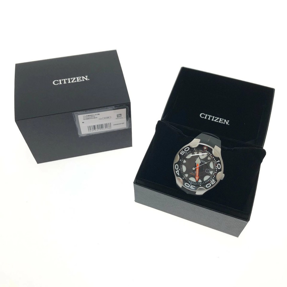 [Used] CITIZEN Watch Promaster Eco Drive Diver 200m E168-S128706 Black ...