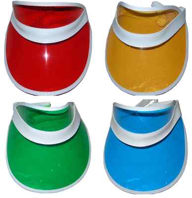 10 x POKER DEALER HAT VISOR - 4 COLOURS AVAILABLE FREE POSTAGE STAG HEN ...