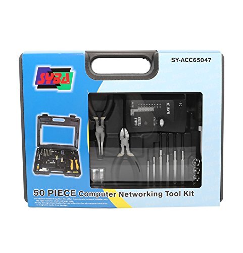 50 Pieces Network Tool Repair Kit Ethernet Lan Cable Tester Computer ...