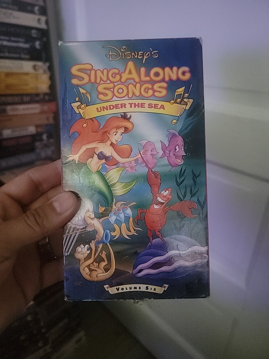 Disney’s Sing Along Songs Under the Sea VHS 1990 Video Tape Vol 6 Ariel ...